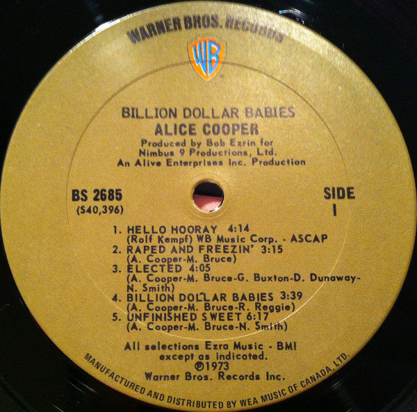 Alice Cooper - Muscle of Love - 1973 Hard Rock, Glam (Vinyl) slight we ...