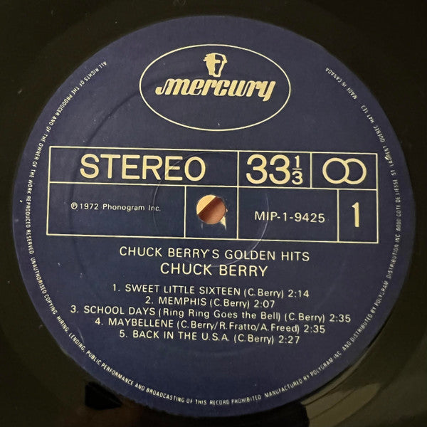 Chuck Berry – Chuck Berry's Golden Hits 1967 Rock Style: Blues Rock, R ...