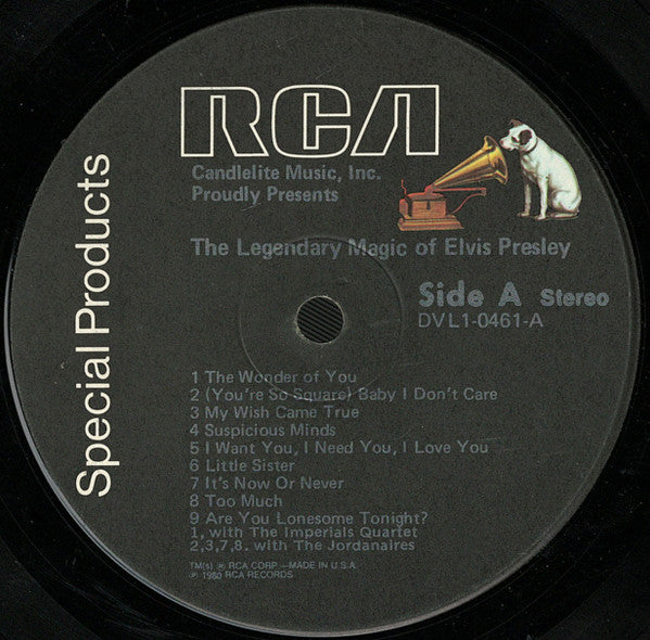 Elvis Presley – The Legendary Magic Of Elvis Presley - 1981-Rock, Folk ...