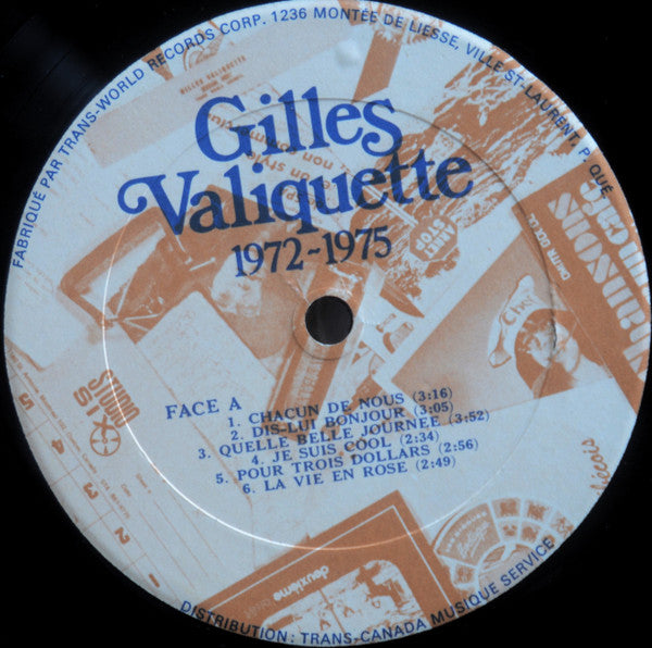 Gilles Valiquette – 1972 - 1975 - Pop, Folk, World, & Country(vinyl) M ...