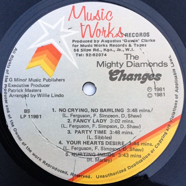 The Mighty Diamonds – Changes - Reggae Roots Reggae, Dancehall (vinyl ...